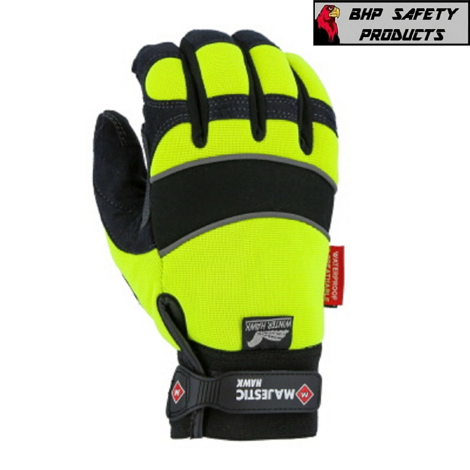 Majestic 2145 Winter Hawk ArmorSkin Insulated Mechanics Work Gloves ...