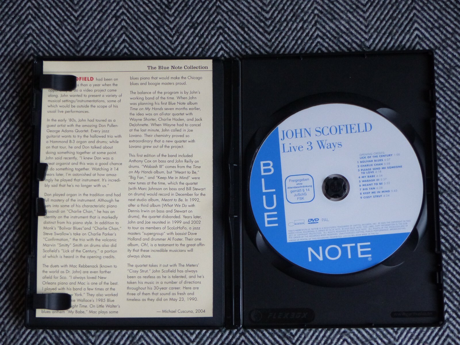 JOHN SCOFIELD - Live 3 ways - DVD | eBay