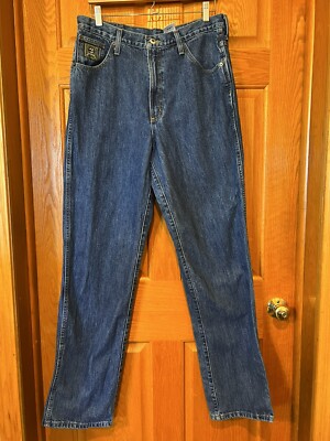 CF16 Cinch Green Label Relaxed Fit Tapered Leg Denim Jeans Mens 34x34 ...