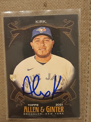 Alejandro Kirk Signed 2021 Topps Allen & Ginter X Black #261 | eBay