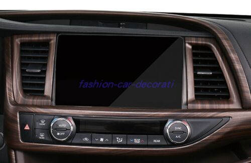 46PCS Peach wood grain Interior trim kit For Toyota Highlander 2015 ...