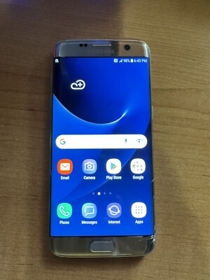 Samsung Galaxy S7 Edge 32GB Silver SM-G935A (AT&T) Android Smartphone ...
