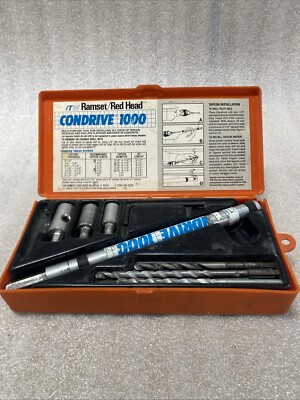 Condrive 1000 Tapcon Concrete Anchoring System ITW Ramset Red Head | eBay