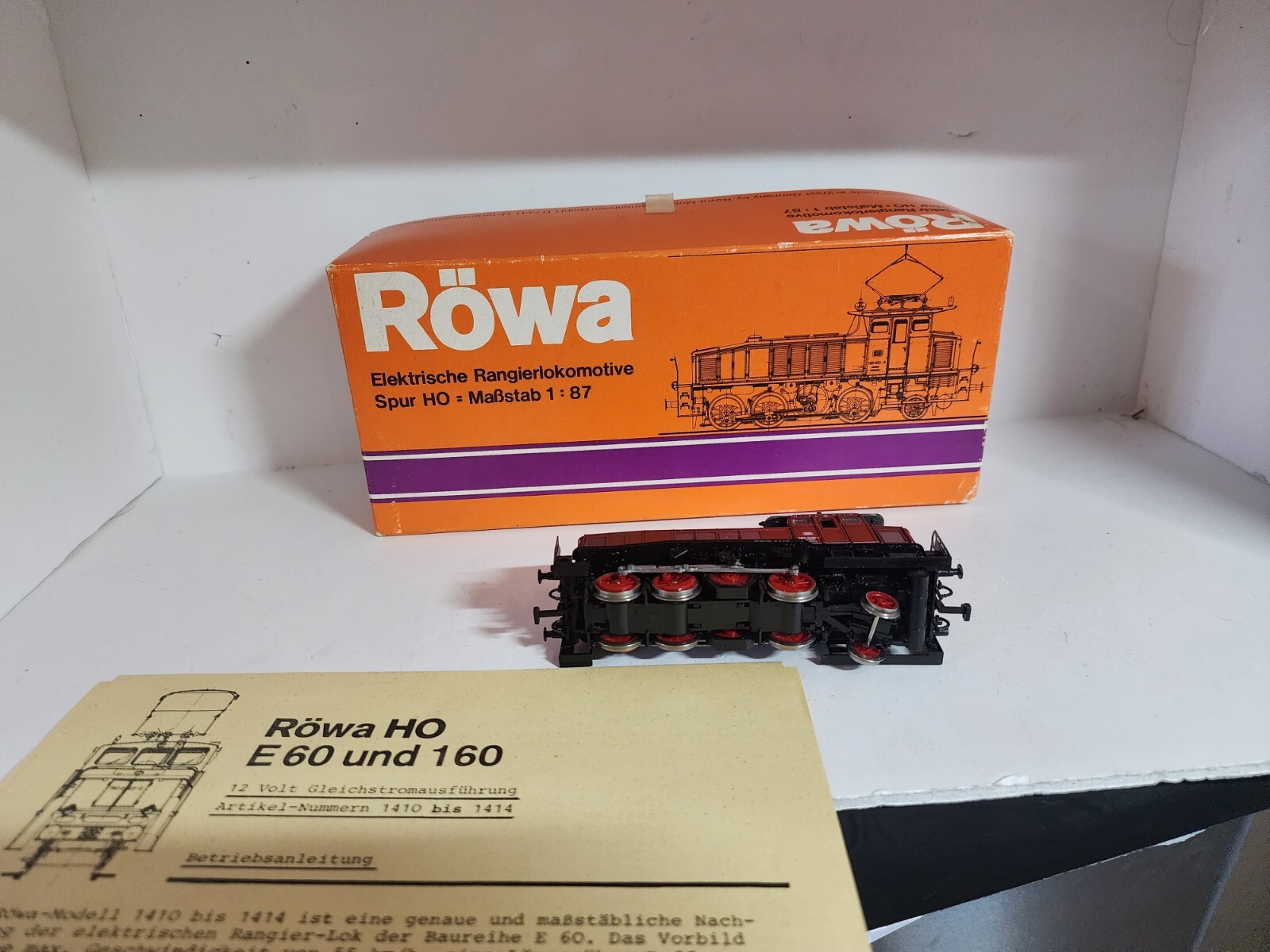 Rowa BR 160 Electric Locomotive 1410 HO Scale DC | eBay UK