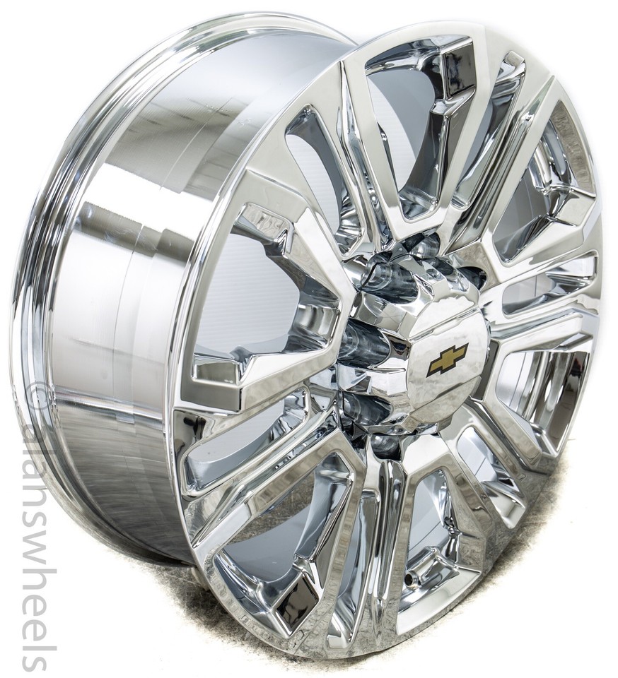 4 New Chevy Silverado 2500 3500 22” Replica Chrome Wheels Rims 8x180 ...