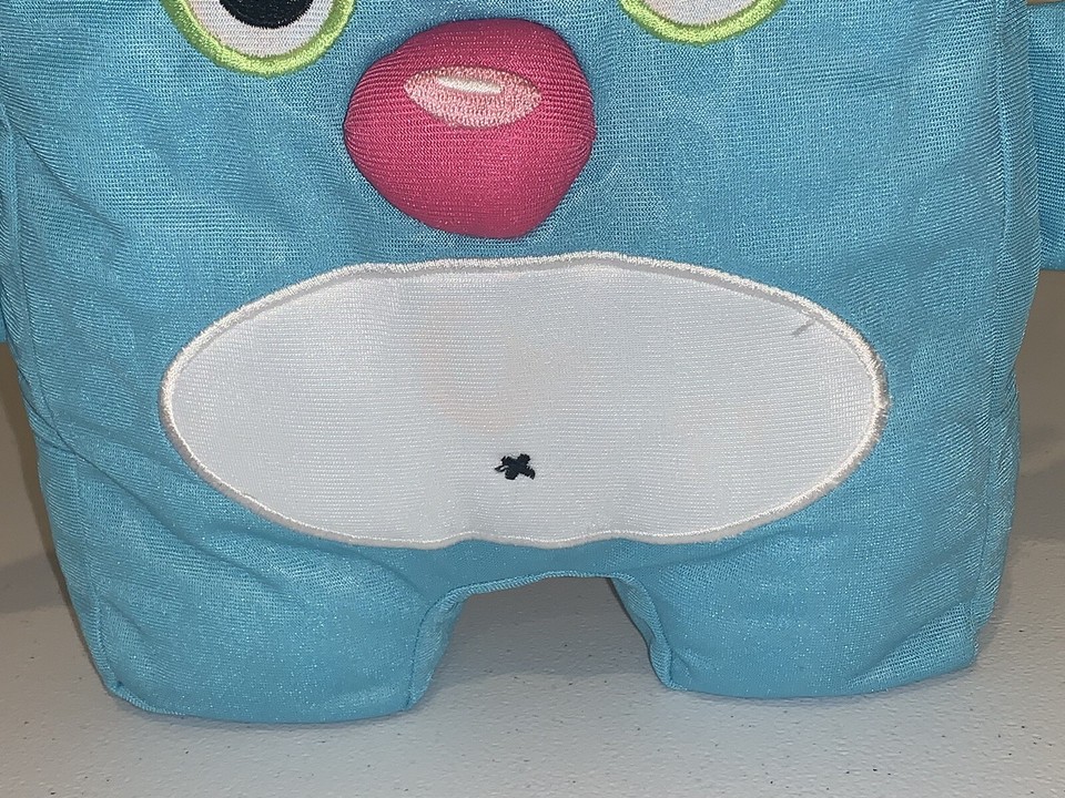 Inkoos 2012 Monster Blue Plush Square Stuffed Toy Pillow 10" EUC | eBay