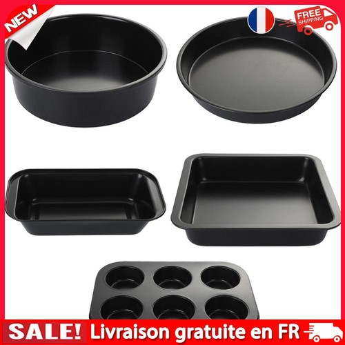 Carbon Steel Cake Mold DIY Desserts Fondant Chocolate Round Rectangle ...