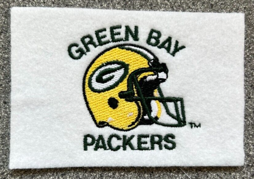1990 GREEN BAY PACKERS NFL FOOTBALL VINTAGE 3.75" RECTANGLE TEAM LOGO FELT PATCH | eBay