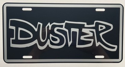 DUSTER Metal License Plate Plymouth Muscle Car Hot Rod Garage 318 340 ...