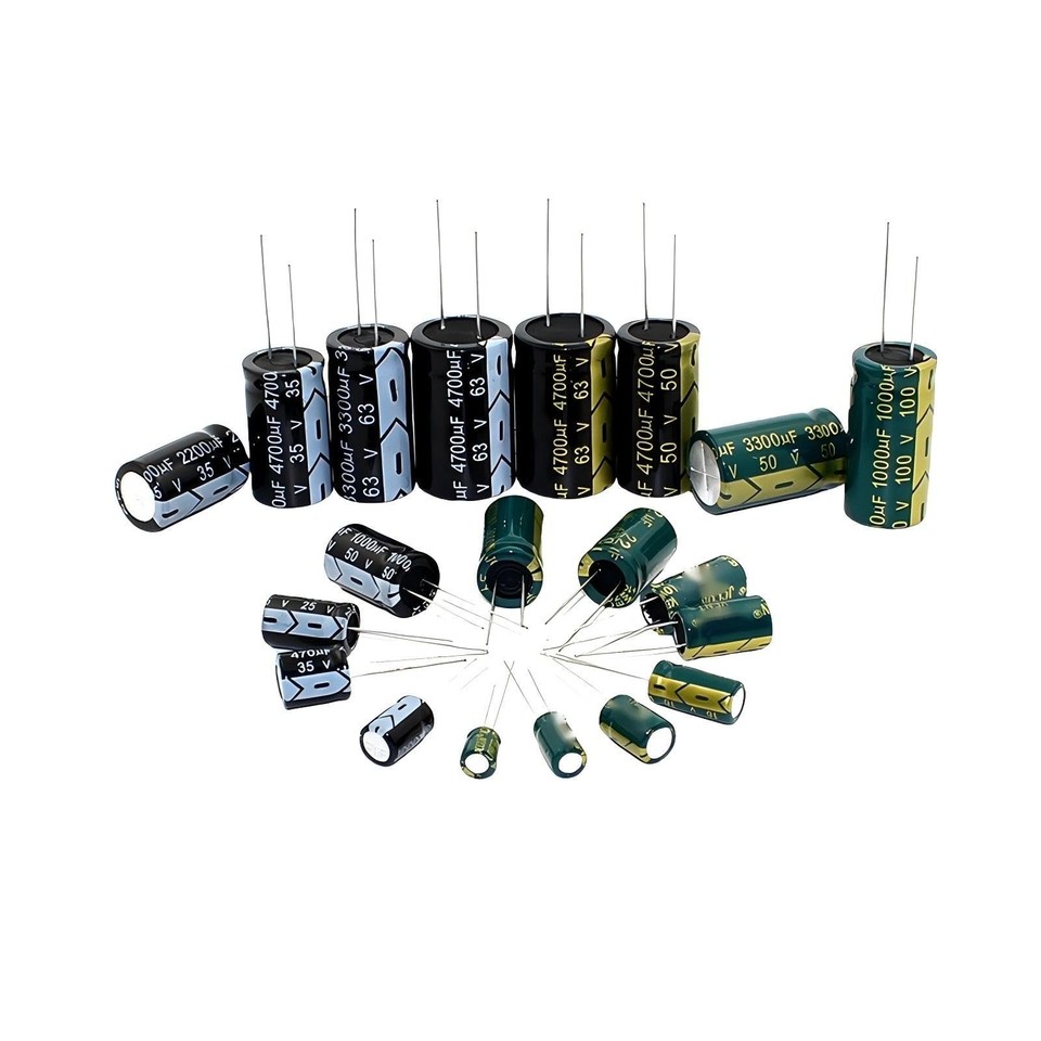 4.7uF 50V Aluminum Electrolytic Capacitor 5x11mm Radial Lead Component ...