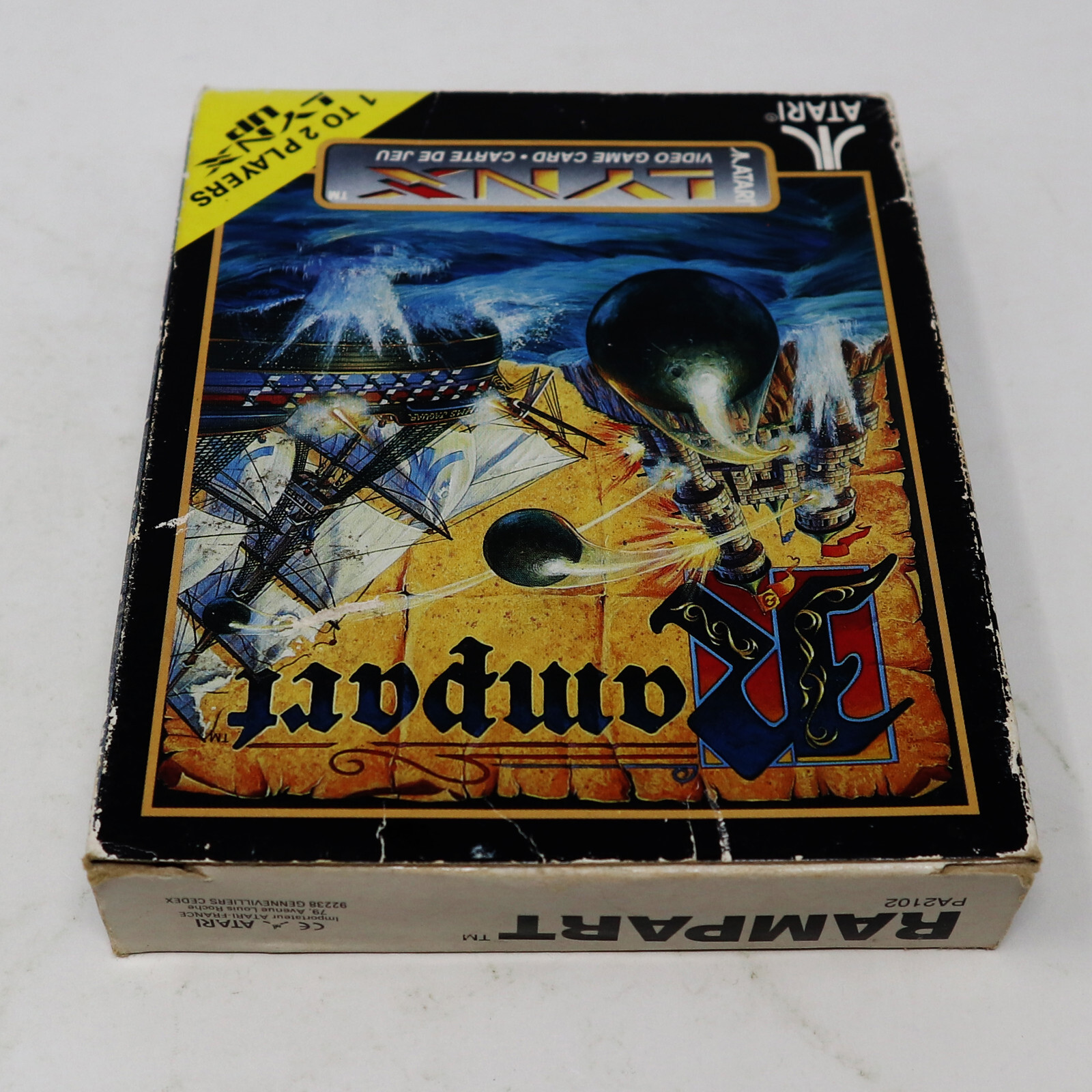 Atari Lynx Rampart Handheld Video Game Card Boxed Complete Great for ...