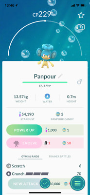 Pokemon - #515 Panpour !! Same Day Shippment or Next Day Guaranteed ...