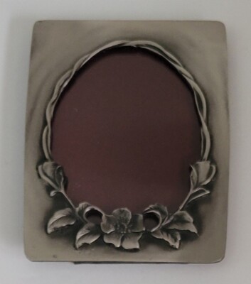 Vintage Silver Floral Frame 4 X 5.25" | eBay