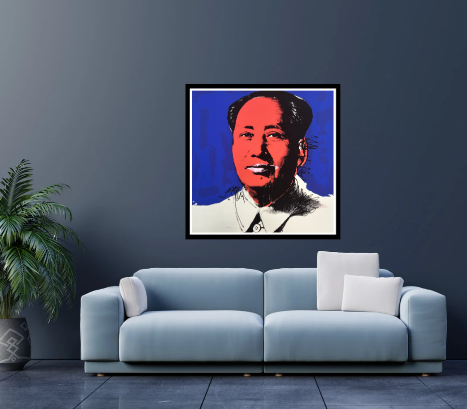 ANDY WARHOL "Mao" #98 -Screenprint- Museum Quality- Mao Zedong 36x36 ...