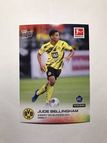 Jude Bellingham Topps Now 2020-2021 #4 Rookie Card | eBay