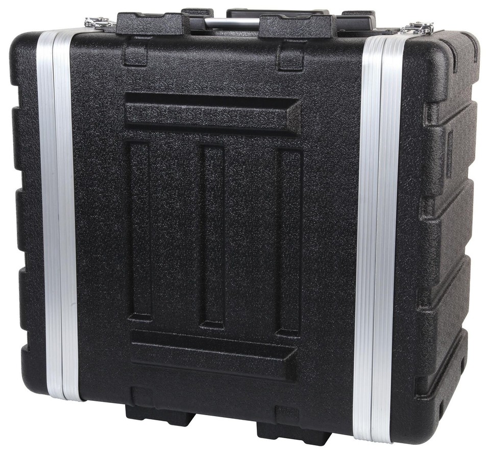 19" Rack Trolley Case Flight Carry DJ Equipment Transport Travel 3U 5U ...