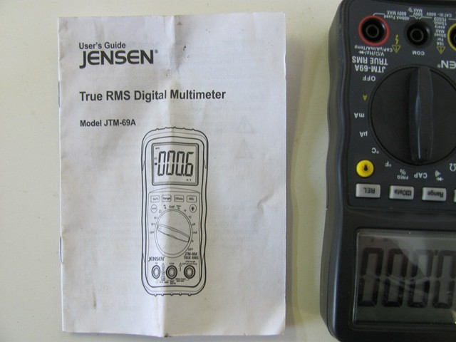 Jensen Tools Jtm-69a True RMS Multimeter Tester Ship for sale online | eBay