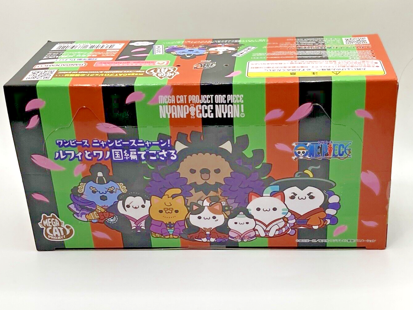ONE PIECE Mega Cat Nyan Piece Nyan! Luffy and Wano Country Arc 8Pack ...