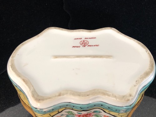 19th Century Antique X large trinket box FBS FerdInand Co France signed ...