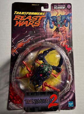HASBRO TRANSFORMERS BEAST WARS TRANSMETALS 2 SCAREM EVIL PREDACON 🔥 | eBay