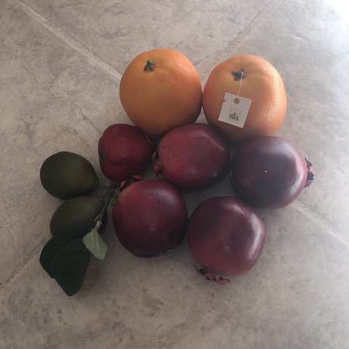 9 Faux Fruits Oranges Citrons Décoration Maison Neufs | eBay