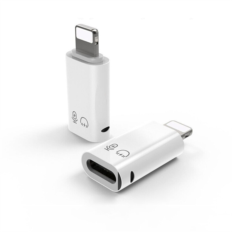 3*USB Type C Female to iOS Male Adapter For iPhone 14/13/12/11/XR/XS/SE ...