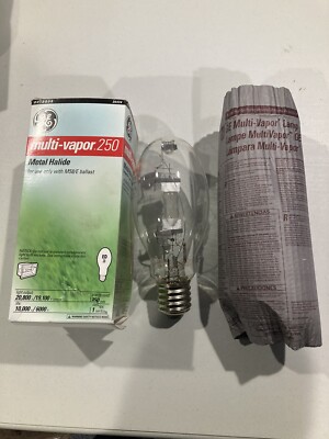 GE LAMP #MVR250/U CLEAR METAL HALIDE | eBay
