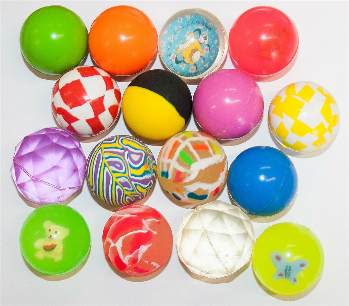 Flummis Flummi Ball Bunt 45mm Groß Springball Ball Spielzeug Mitgebsel ...