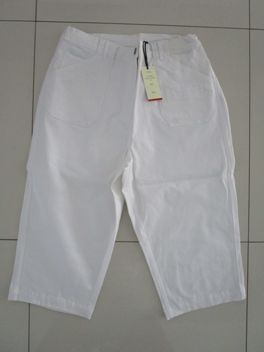 Corfu Ladies Optical White Semi Elasticated 6/8 Length Stretch Pants ...