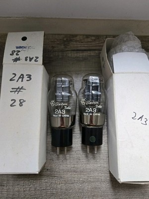 2A3 Electron Tube Nos Pair | eBay