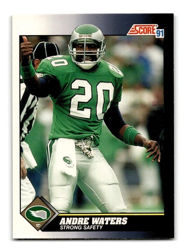 Andre Waters 1991 Score #536 Philadelphia Eagles Centered Mint to Gem ...