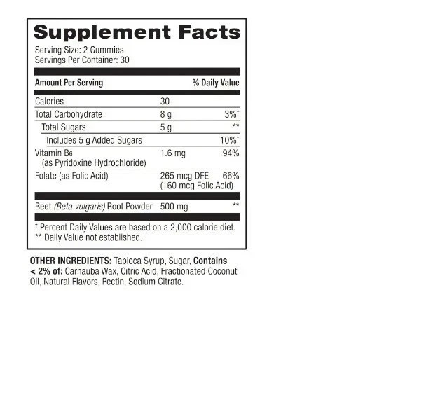 Spring Valley Beet Root Supplement Gummies Cherry 500 mg 60 Count | eBay