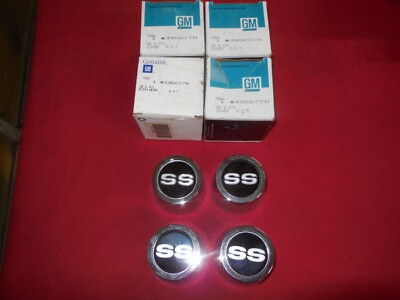 NOS 1969 1970 Chevelle Camaro Nova SS models SS wheel center caps SS ...