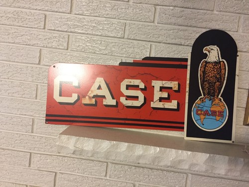 Reproduction Case Tractor Farm Equipment Laser Cut Out Sign 27.5" Abe ...