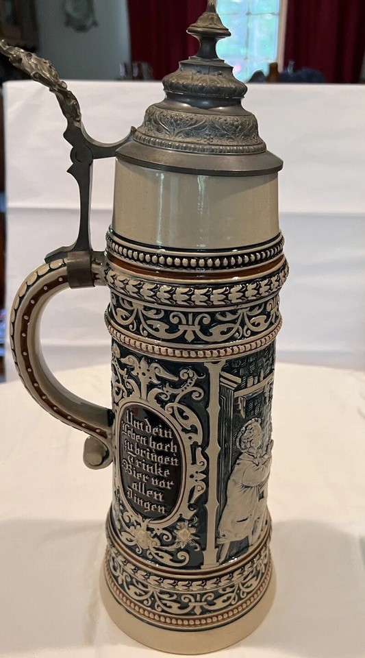 Beer Stein Merkelbach And Wick Germany C. 1879 - 1921 New | eBay