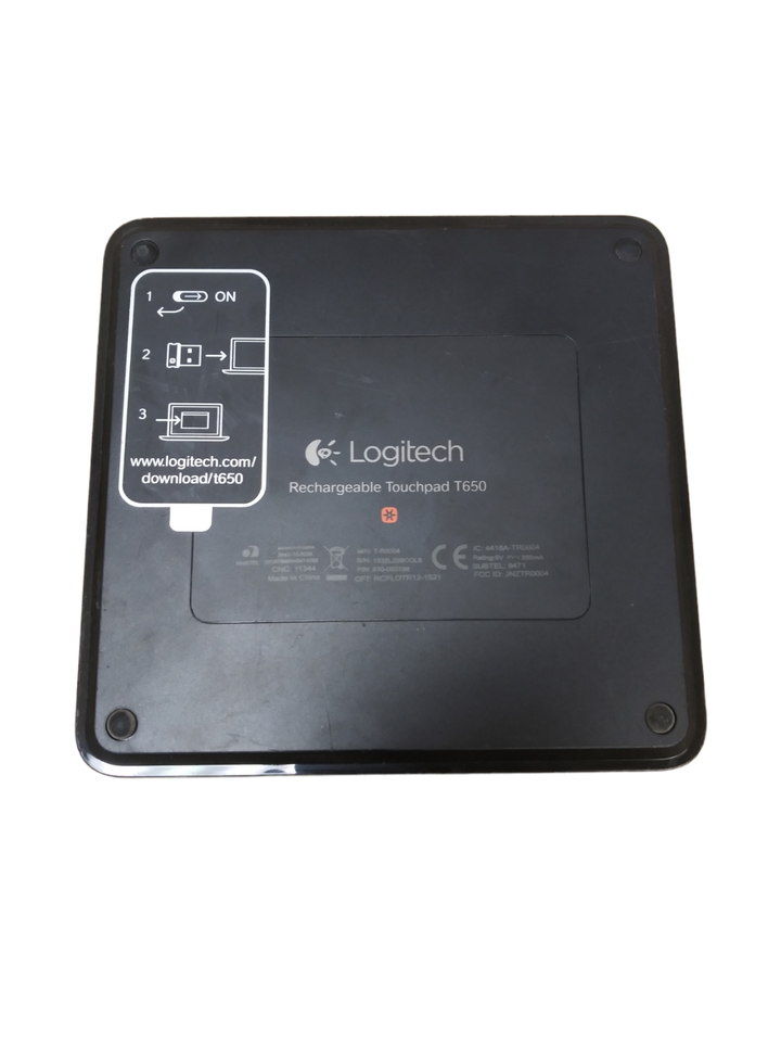 Logitech T650 Wireless Rechargeable Touchpad *No Receiver* tested good ...