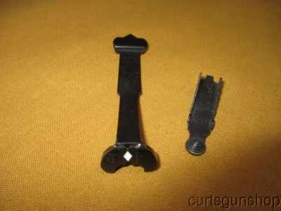 Marbles Rifle Rear Sight Semi Buckhorn with Elevation Riser | eBay