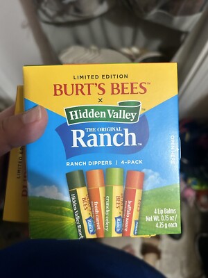Burt's Bees Hidden Valley Ranch Dippers Limited Edition Lip Balm ...