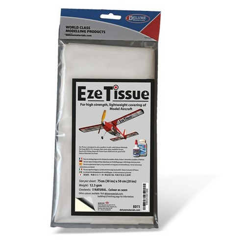 EZE TISSUE Strong Covering light weight balsa Aircraft models DELUXE ...