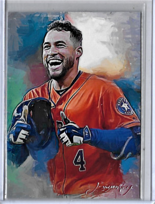 George Springer Authentic Artist Signed Limited Edition Print Card 9 of ...