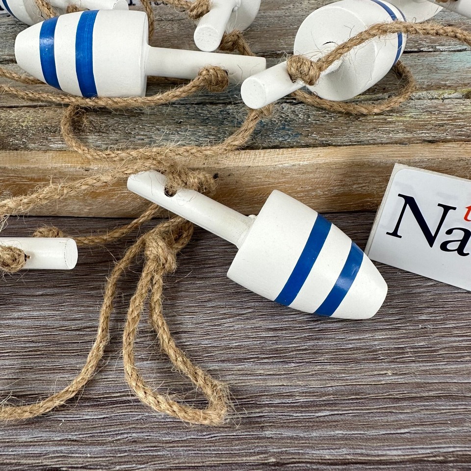 Lobster Buoy Floats On String - Red or Blue Fish Net Garland - 6 Ft ...