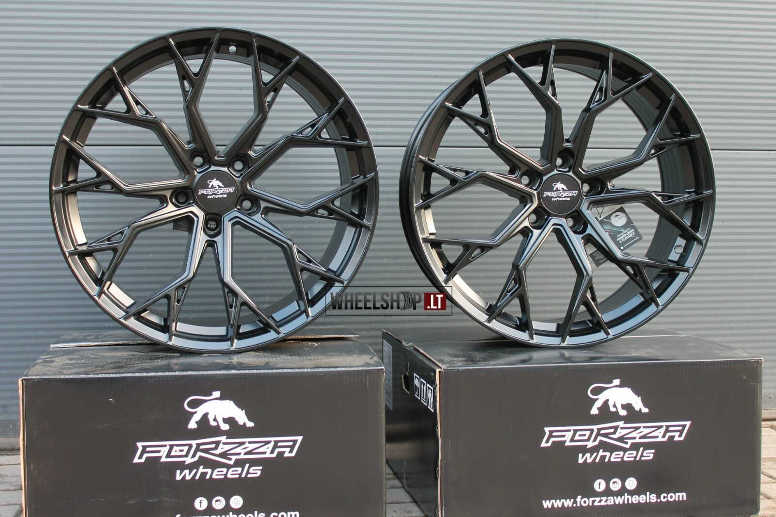 Forzza Titan R21 5x120 4x21 inch alloy wheels Satin Black 9J+10,5J ...