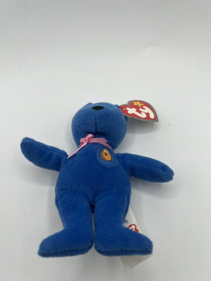 Vintage Ty Beanie Baby McNuggets The Bear Blue McDonald's Plush 2004 | eBay