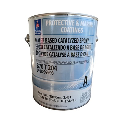 New Water-Based Catalyzed Epoxy Ultra Deep Base B70 T 240 1 Gallon Part ...