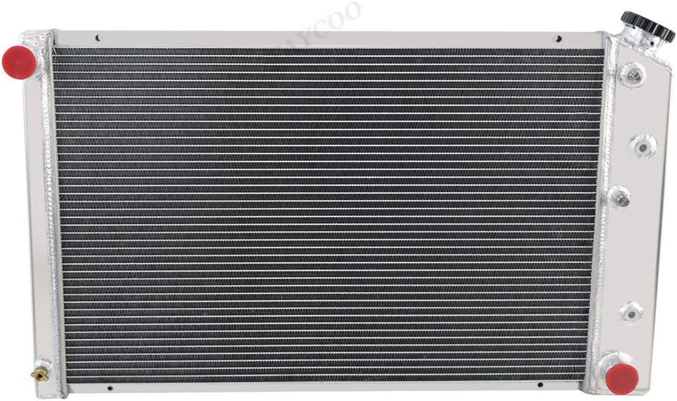 Primecooling 52MM 3 Row Core Aluminum Radiator +Fan (12 Inches Dia.) W ...