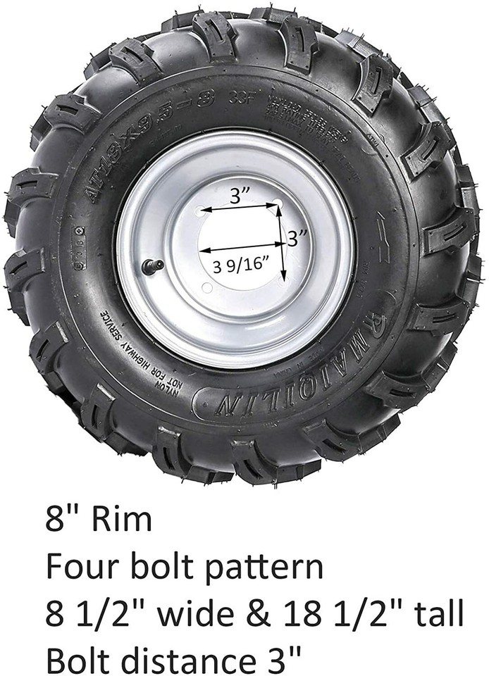 44" Rear Live Axle Kit Wheels Sprocket Hub Brake Assembly Kit Go Kart ...