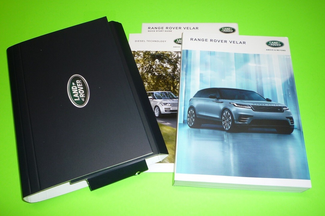 2024 RANGE ROVER VELAR OWNERS MANUAL SET HANDBOOK 24 CASE S HSE R P250 ...