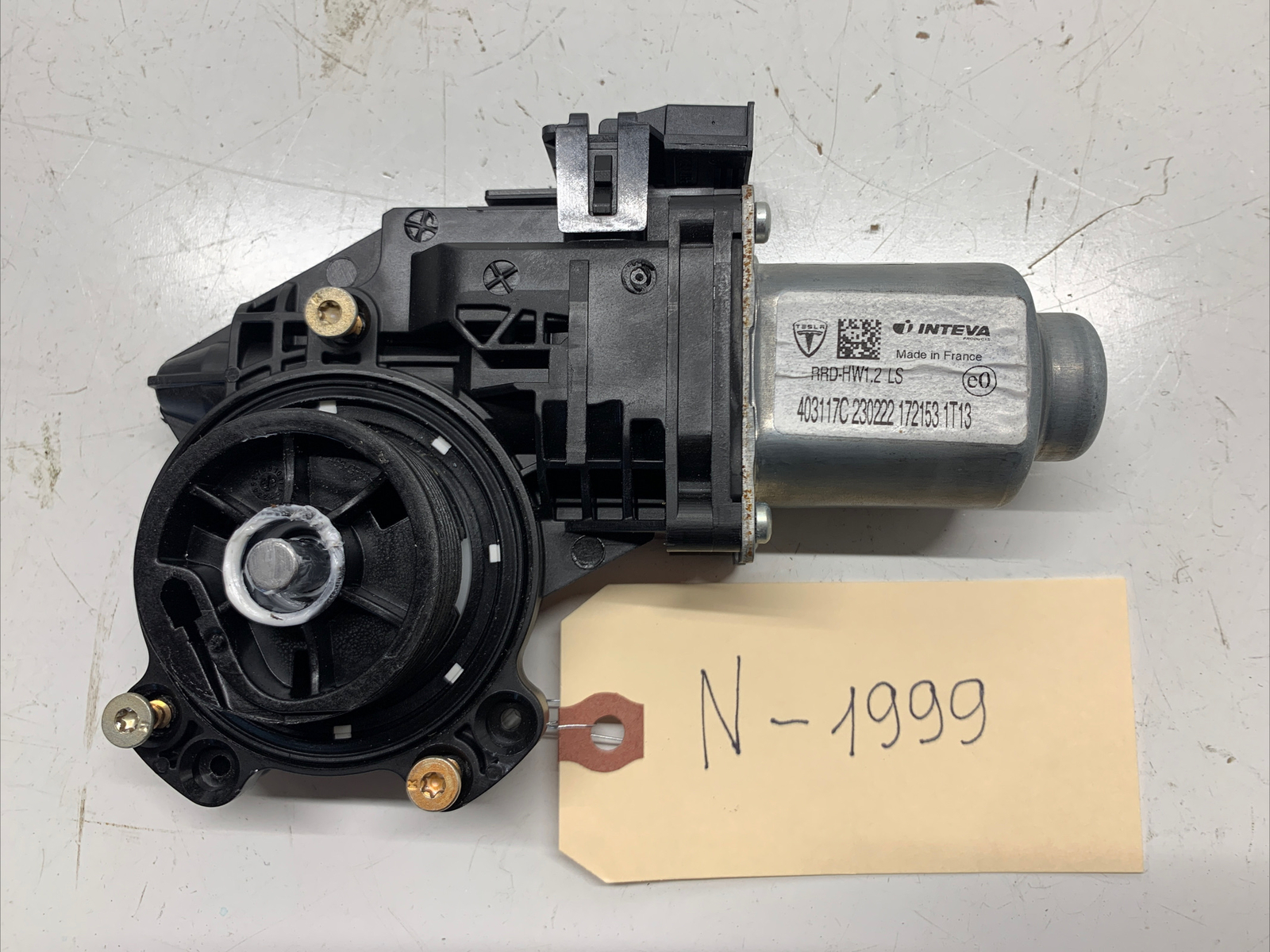 2017-2022 Tesla Model 3 Rear Right Window Glass Actuator Motor OEM 1999 ...