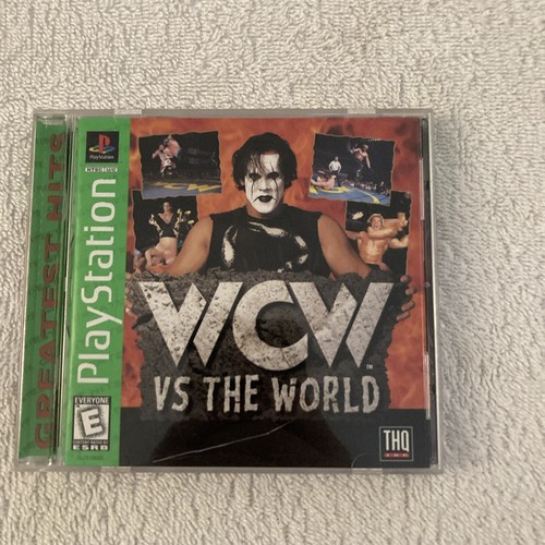 PlayStation 1 PS1 WCW vs. The World Game Greatest Hits Complete with ...