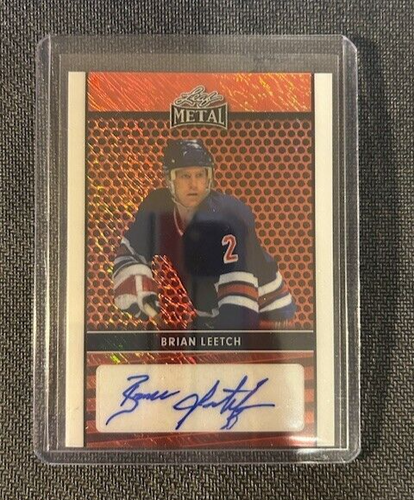 2024 Leaf Metal BRIAN LEETCH #6/8 Auto Autograph | eBay